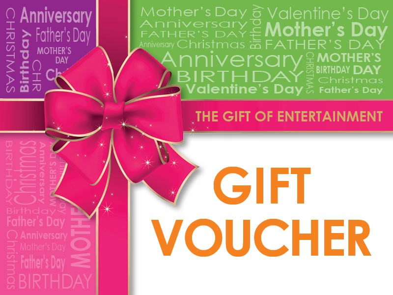 ENTERTAINMENT VENUES GIFT VOUCHER