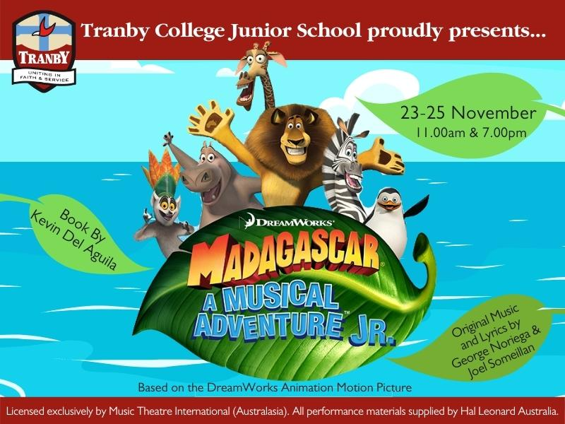 Tranby College - Madagascar A Musical Adventure Junior - 97.3 Coast FM