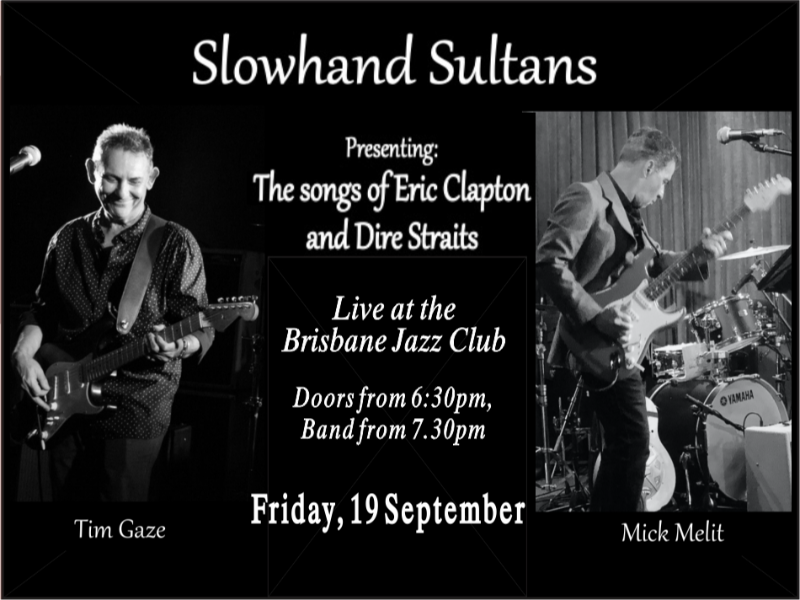 Slowhand Sultans - September 2025 Vocal Blues / Dire Straits / Eric C…