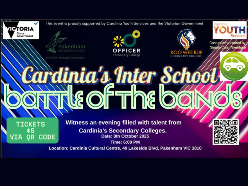 Cardinia Inter School Battle of the Bands