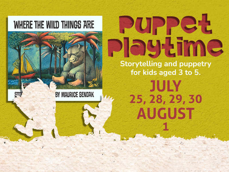 Puppet Playtime - Where the Wild Things Are by Maurice Sendak